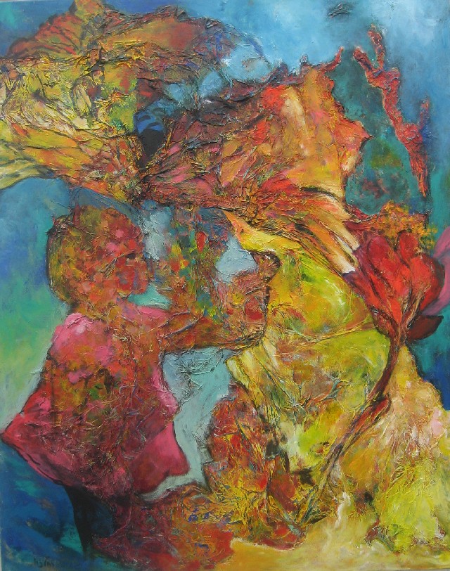 רחל זיו - סטוקליסקי - ציור ללא מכחול brushless painting